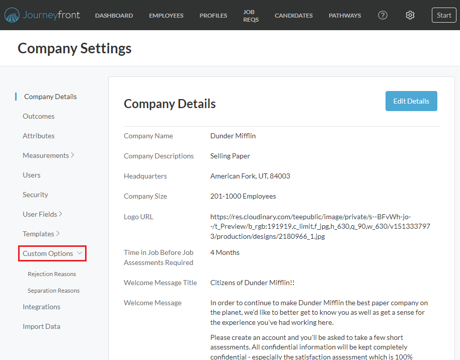 How to Customize Rejection Reasons