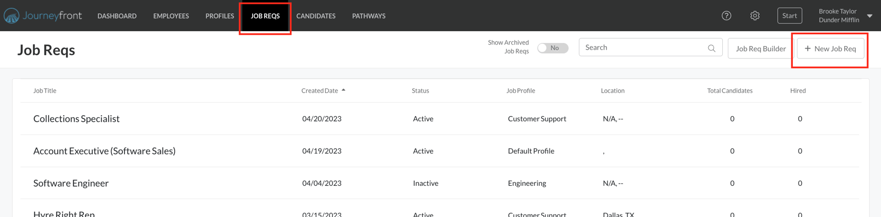 How to Set Up a Job Requisition