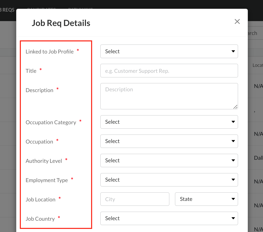 How to Set Up a Job Requisition
