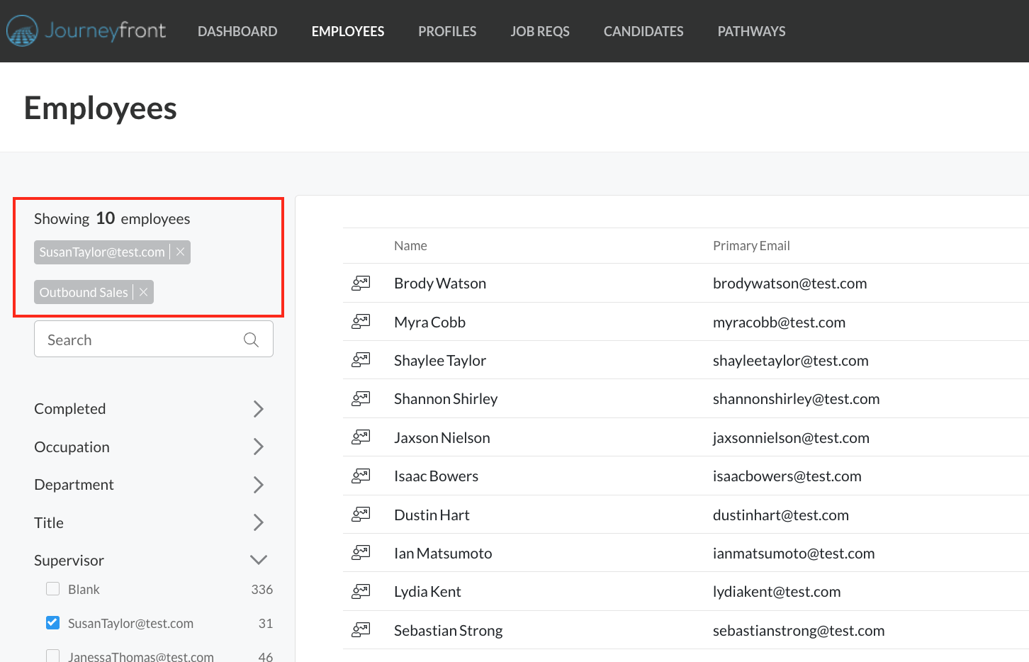 How to Use Employee Tab Filters