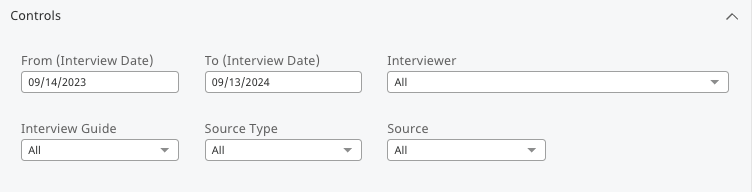How to Use Interviews Dashboard